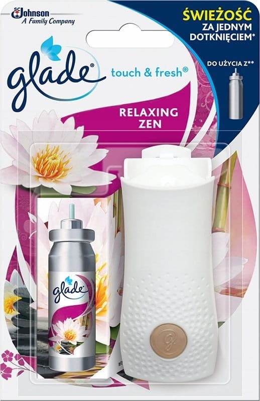 Glade mini spray 10 ml - urządzenie relaxing zen - Grupa PSC